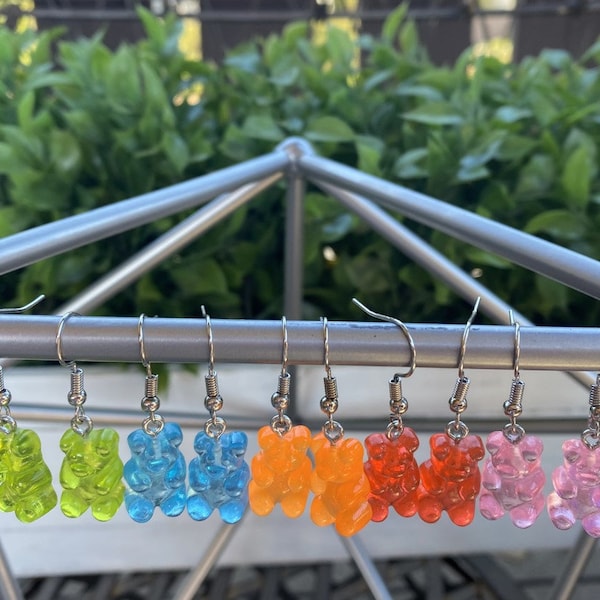 Bear Earrings - Etsy