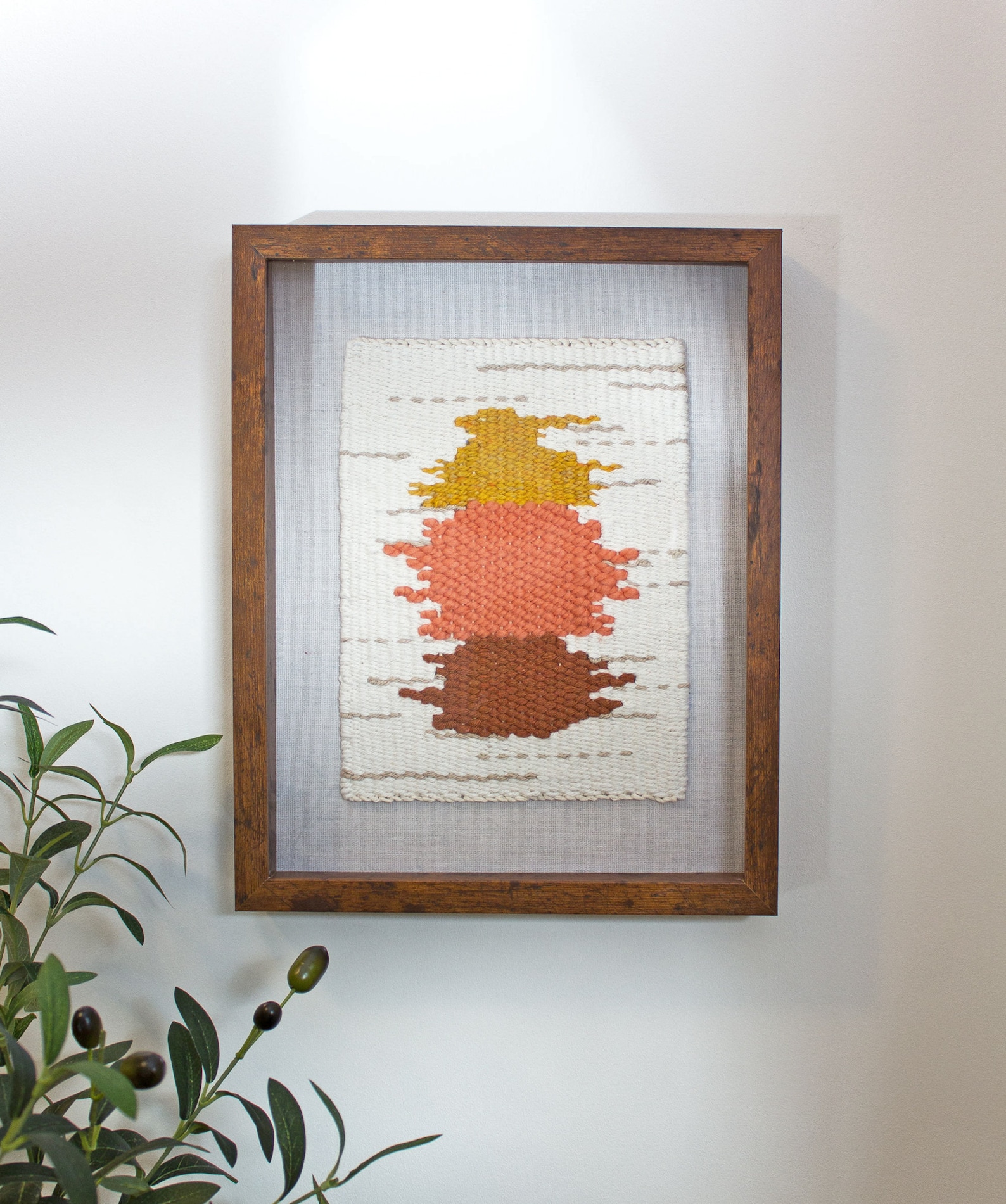 Framed Tapestry Woven Tapestry Woven Wall Art Fiber Wall Decor Framed ...