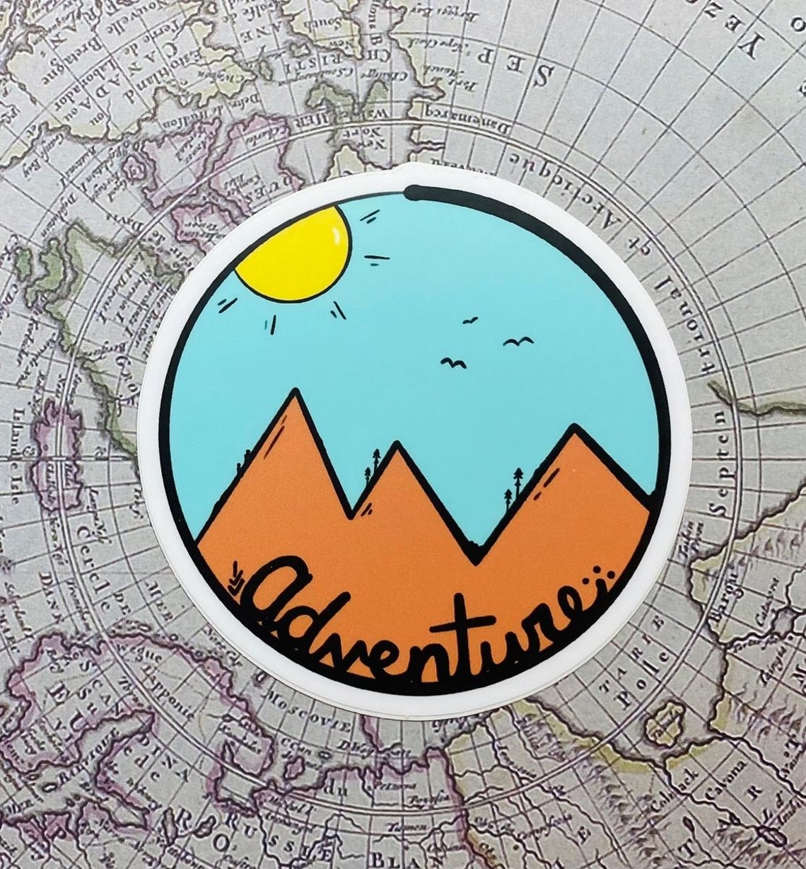 Adventure Sticker | Etsy