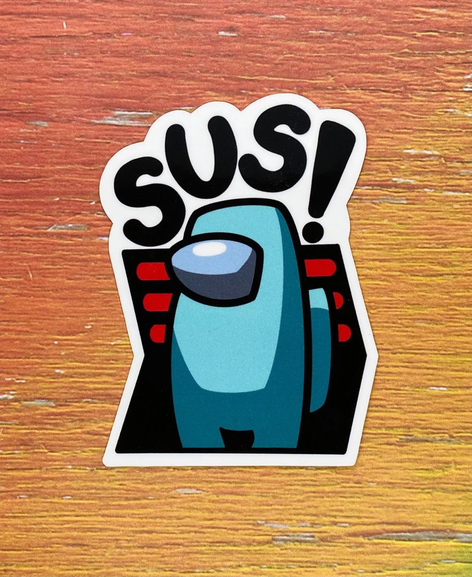 Among Us Sus Sticker | Etsy