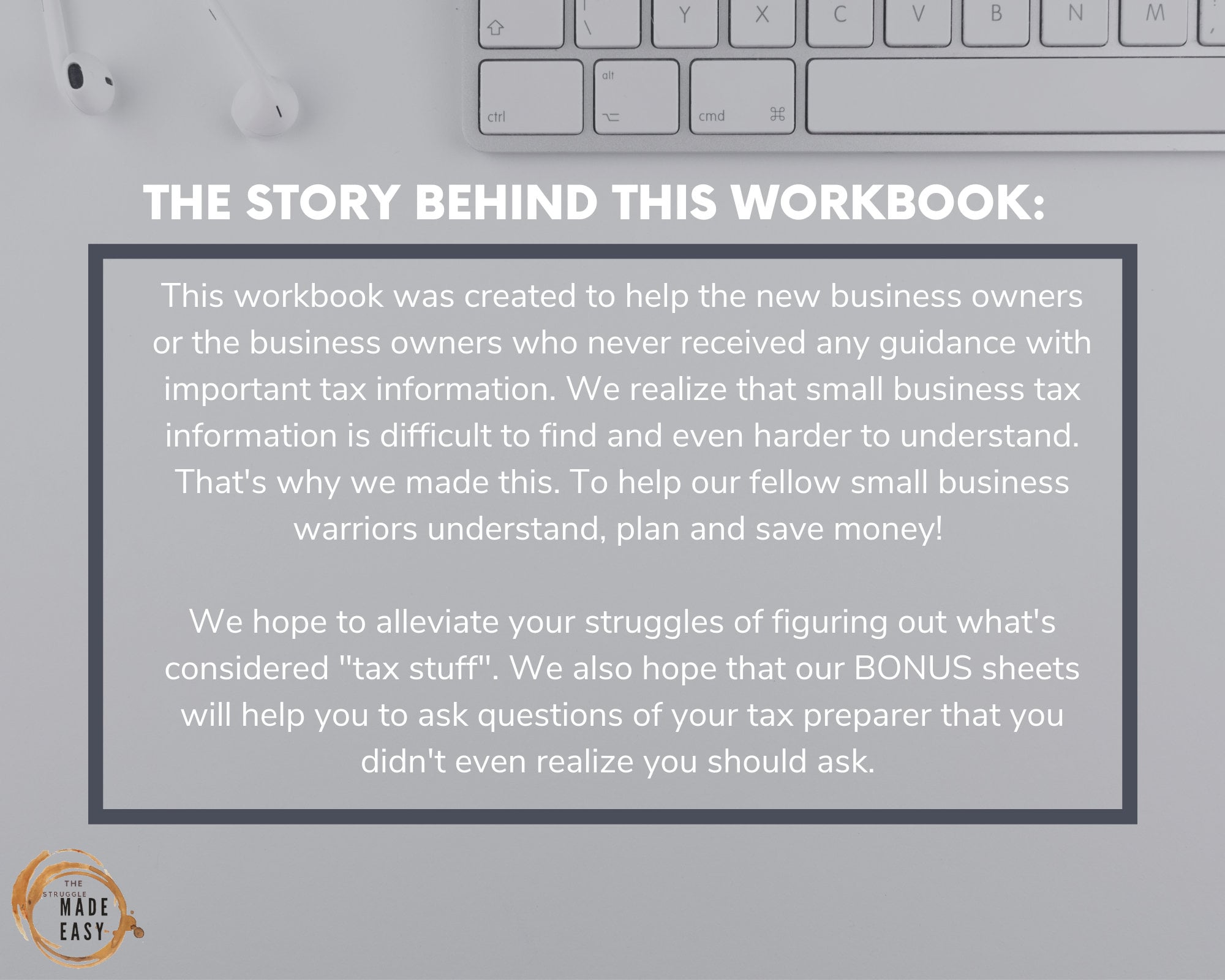 Small Business Tax Return Workbook Minimalistic Instant - Etsy