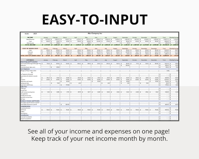 2023 Tax Return Binder + Excel, Individual AND Business Tax, Tax Deductions List, Small Business ...