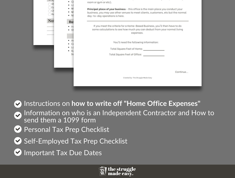 Small Business Tax Deductions Cheat Sheet Tax Write Offs List Side ...