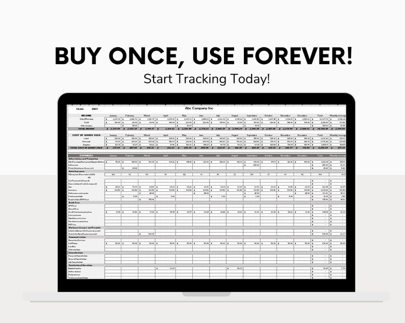 Small Business Tax Deductions Cheat Sheet + Excel (digital Download) - Etsy