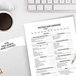 Small Business Tax Deductions Cheat Sheet Income and Expense | Etsy