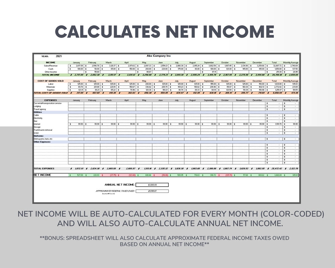 Business Tax Deductions Cheat Sheet Excel Deductible Tax | Etsy UK