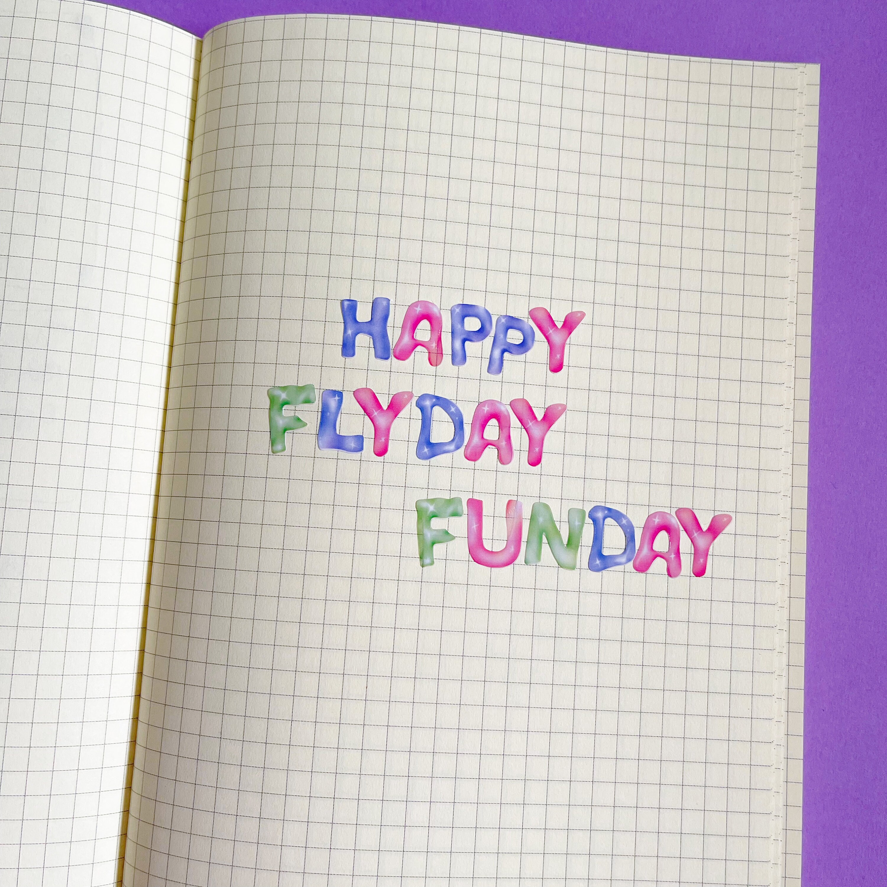 Chunky Alphabet Stickers Cute Aesthetic Stickers for Journal - Etsy