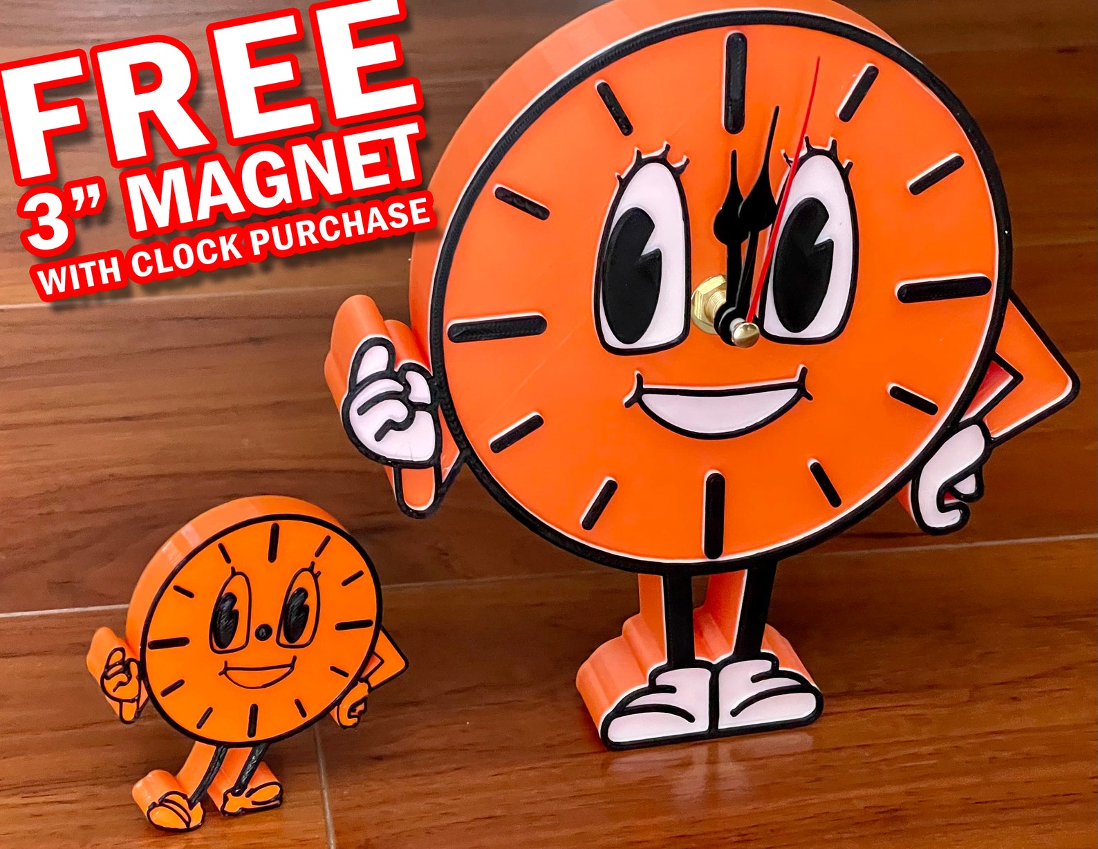Miss Minutes Working Clock From Loki With FREE Magnet NEW Ghost Version ...