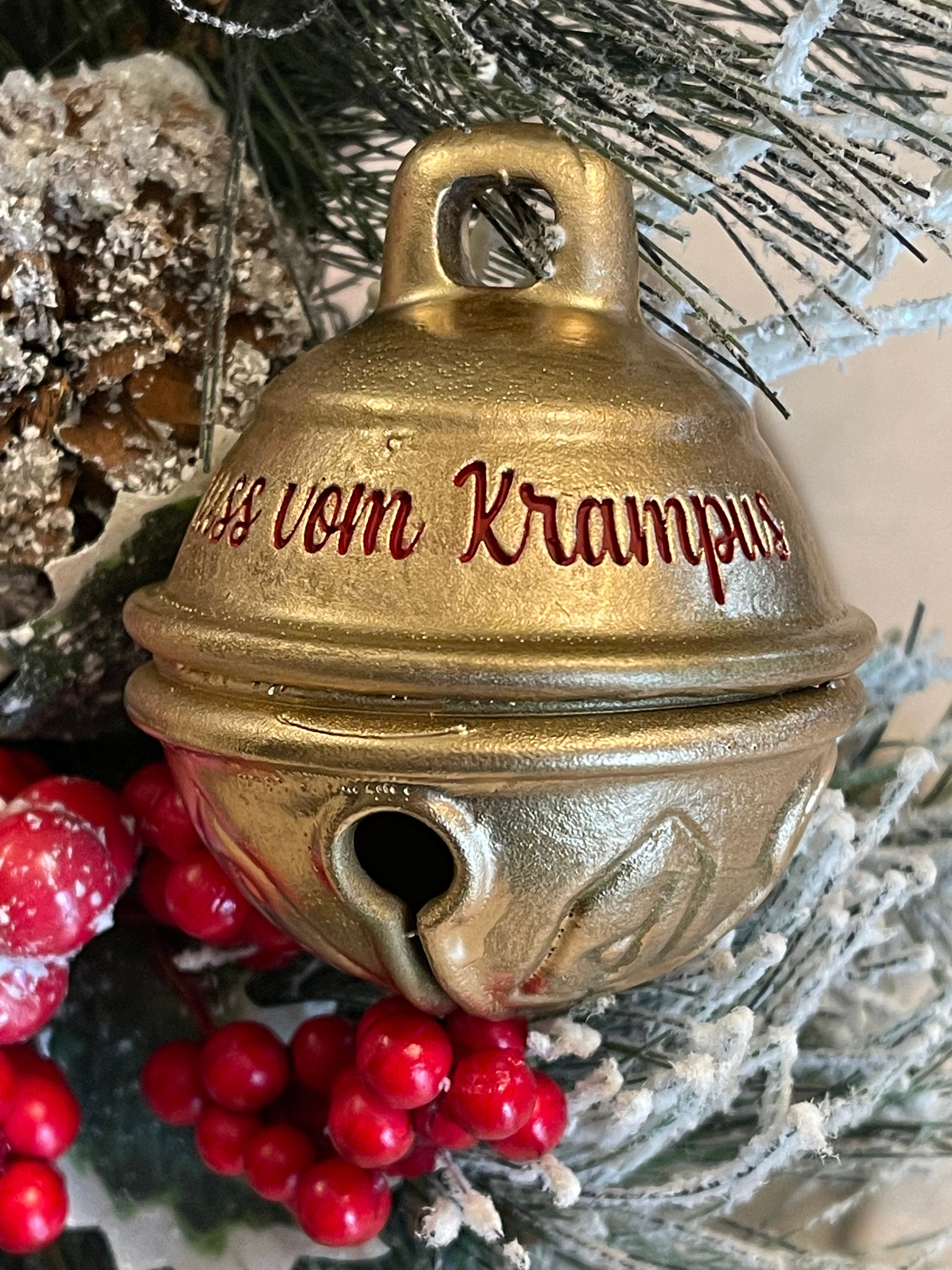Krampus Bell Christmas / Halloween Ornament | Etsy
