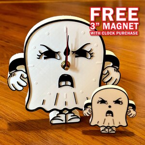 Miss Minutes Working Clock From Loki With FREE Magnet NEW Ghost Version ...