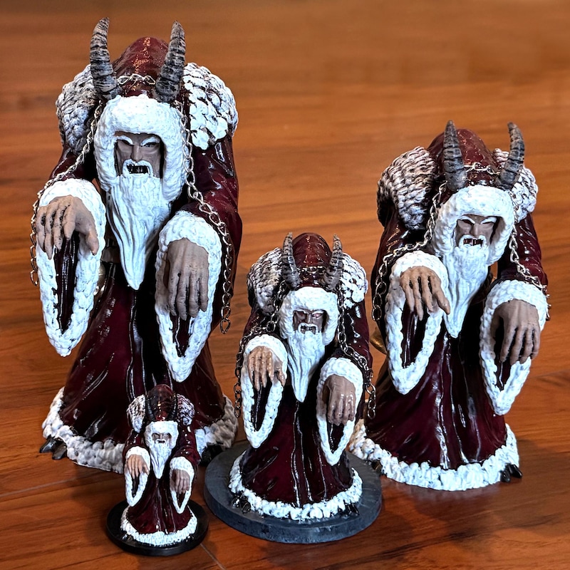 Krampus Figurine Santa - Etsy