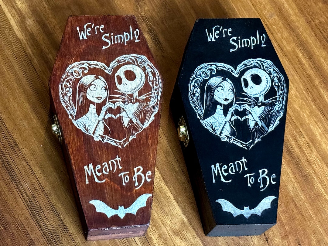 Engraved, Hand-painted Coffin Boxes! Nightmare Before Christmas! - Etsy