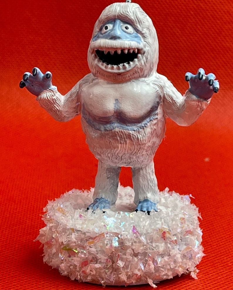 Abominable Snowman Ornament! TWO STYLES! Bumble! - Etsy