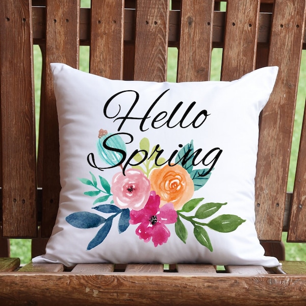 Spring Pillow - Etsy