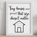 Tiny House Wall Sign Tiny House Decor Printable Little House - Etsy