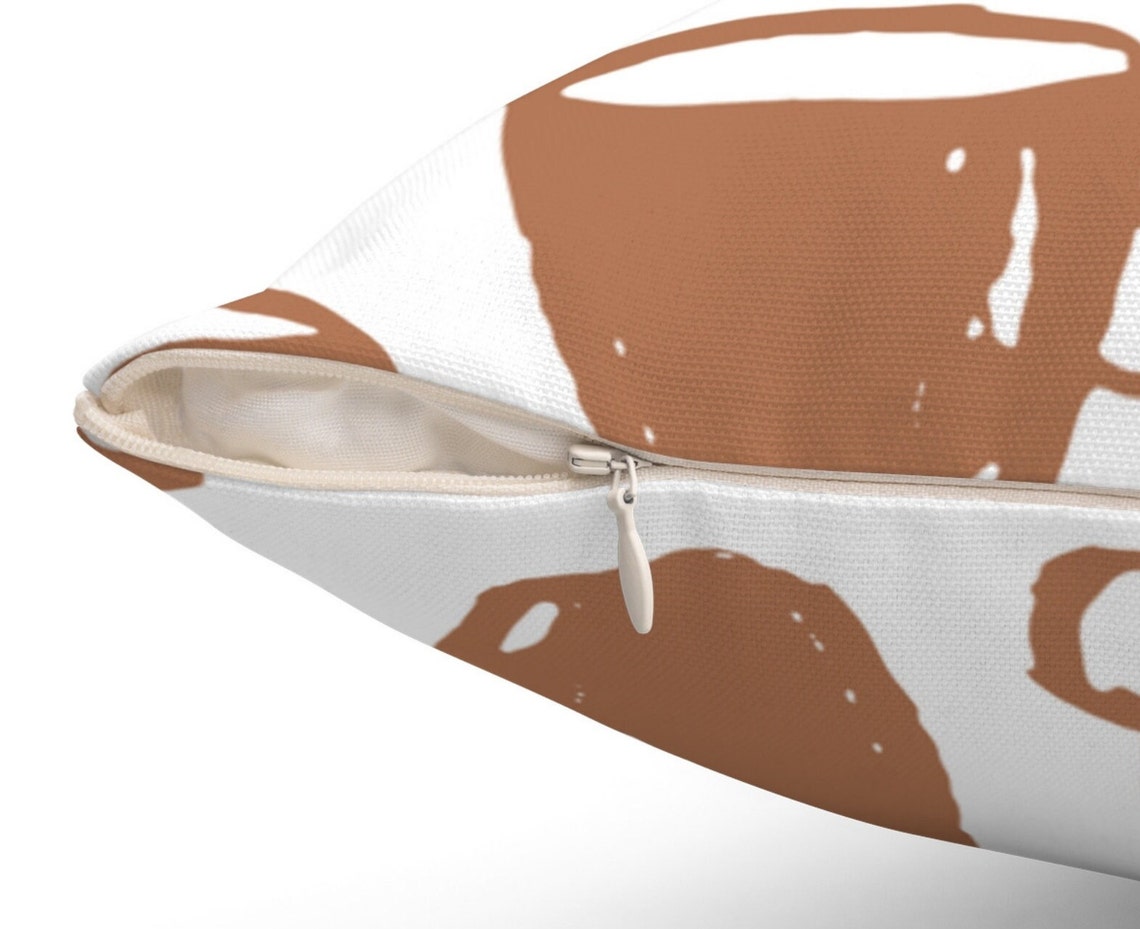 Coffee Throw Pillow Cover, Coffee Lovers Gift, Coffee Cup Pillow Cover ...