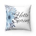 Hello Spring Pillow Cover Flower Spring Pillow Cover Spring - Etsy