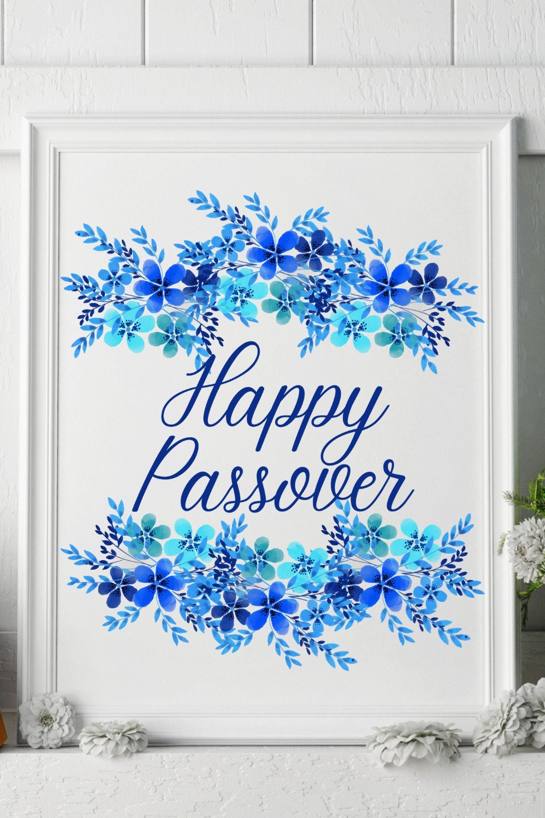 Happy Passover Printable Sign, Passover Decor, Feast of Unleavened ...
