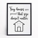 Tiny House Wall Sign, Tiny House Decor Printable, Little House ...