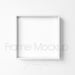Square White Floating Frame Mockup. Minimalistic White Floater Frame ...