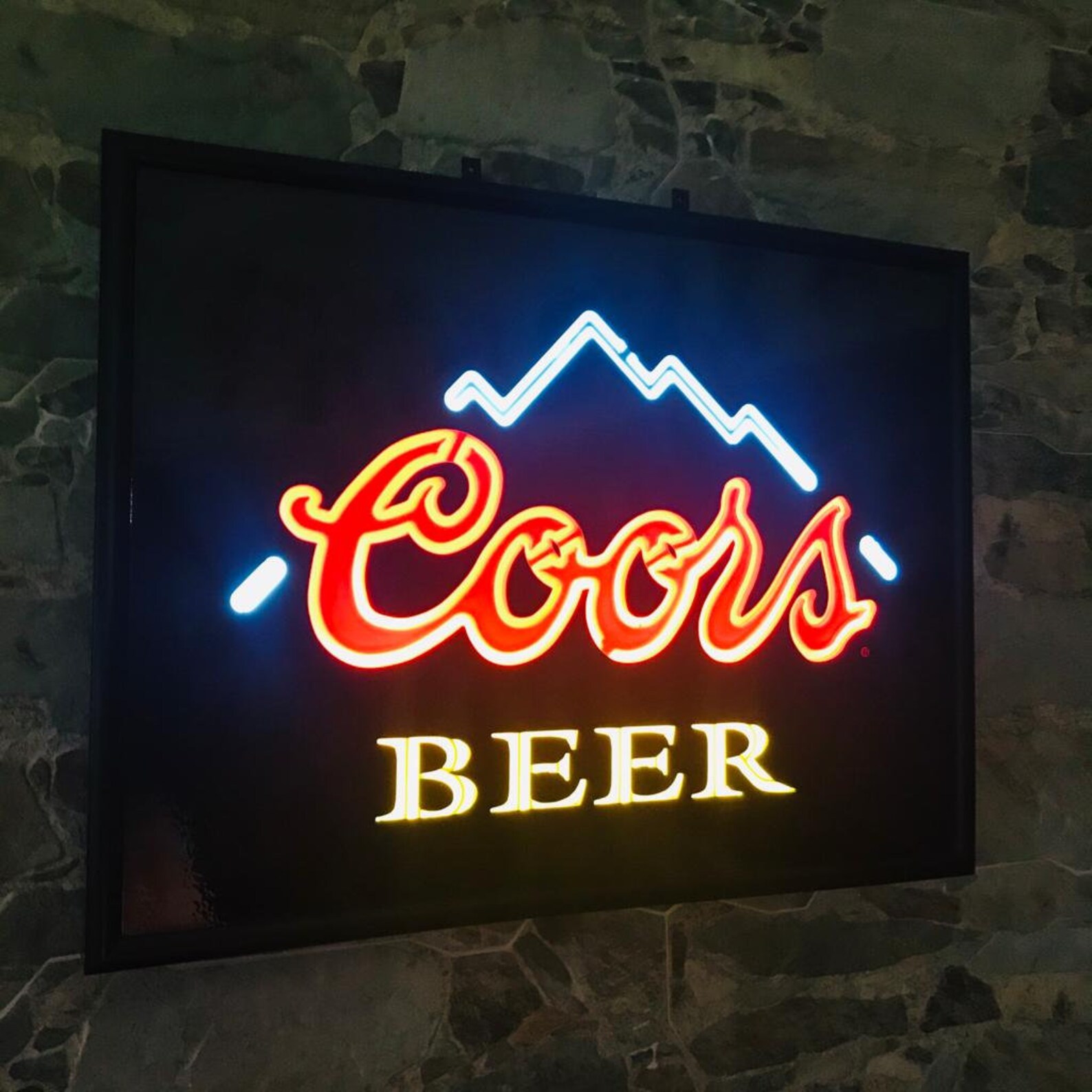 COORS Beer Sign Light From 90s - Etsy