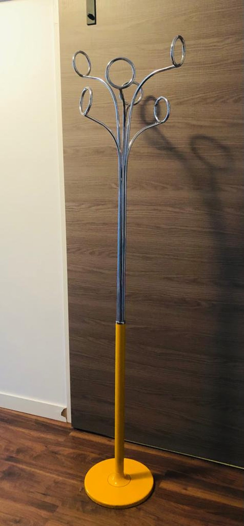 YELLOW FASE Standing Coat Rack From the 70s Colors: Yellow - Materials ...