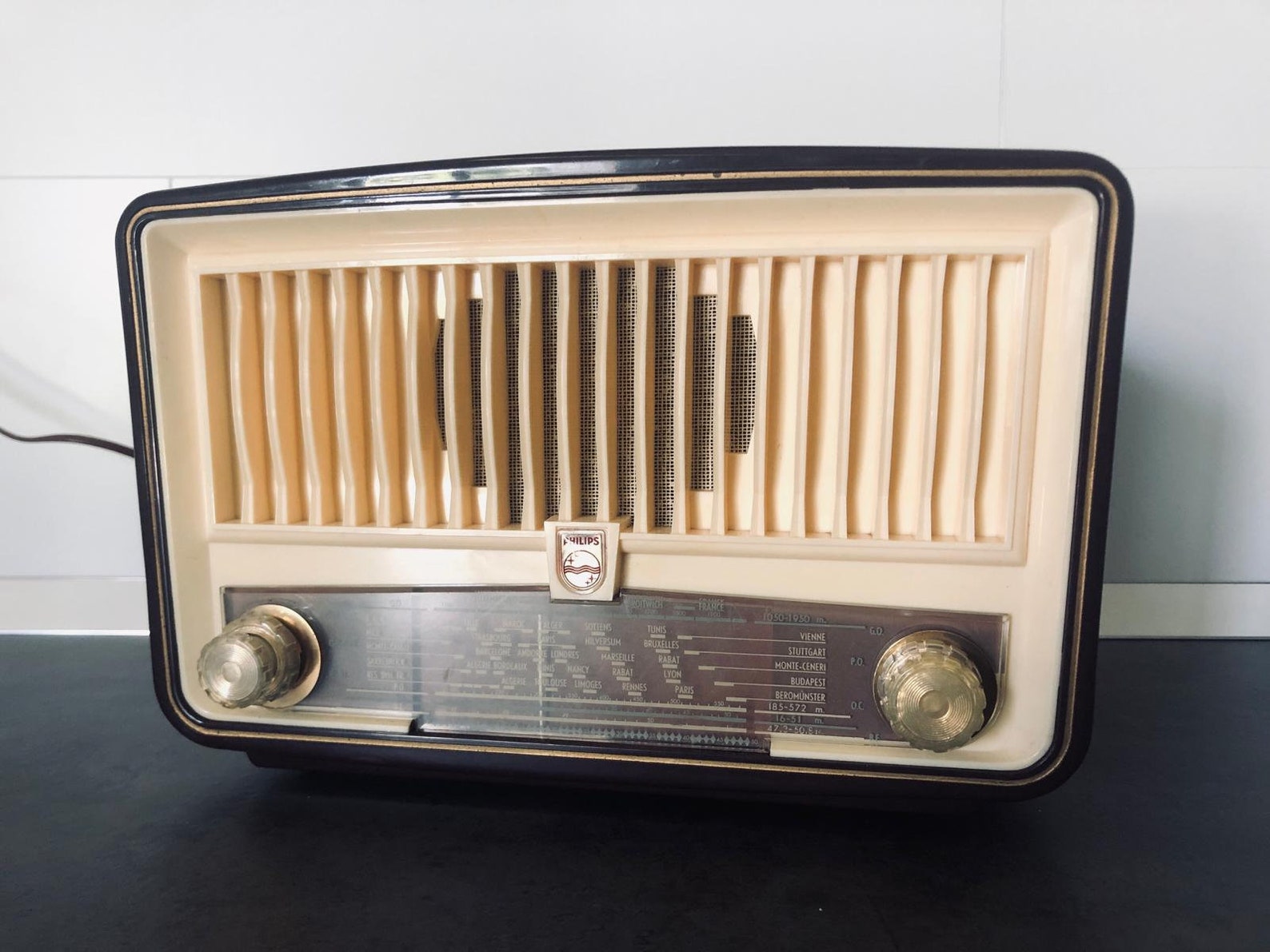 Radio Midcentury PHILIPS B2X80U Tubes- Valve - Good Conditions - Etsy