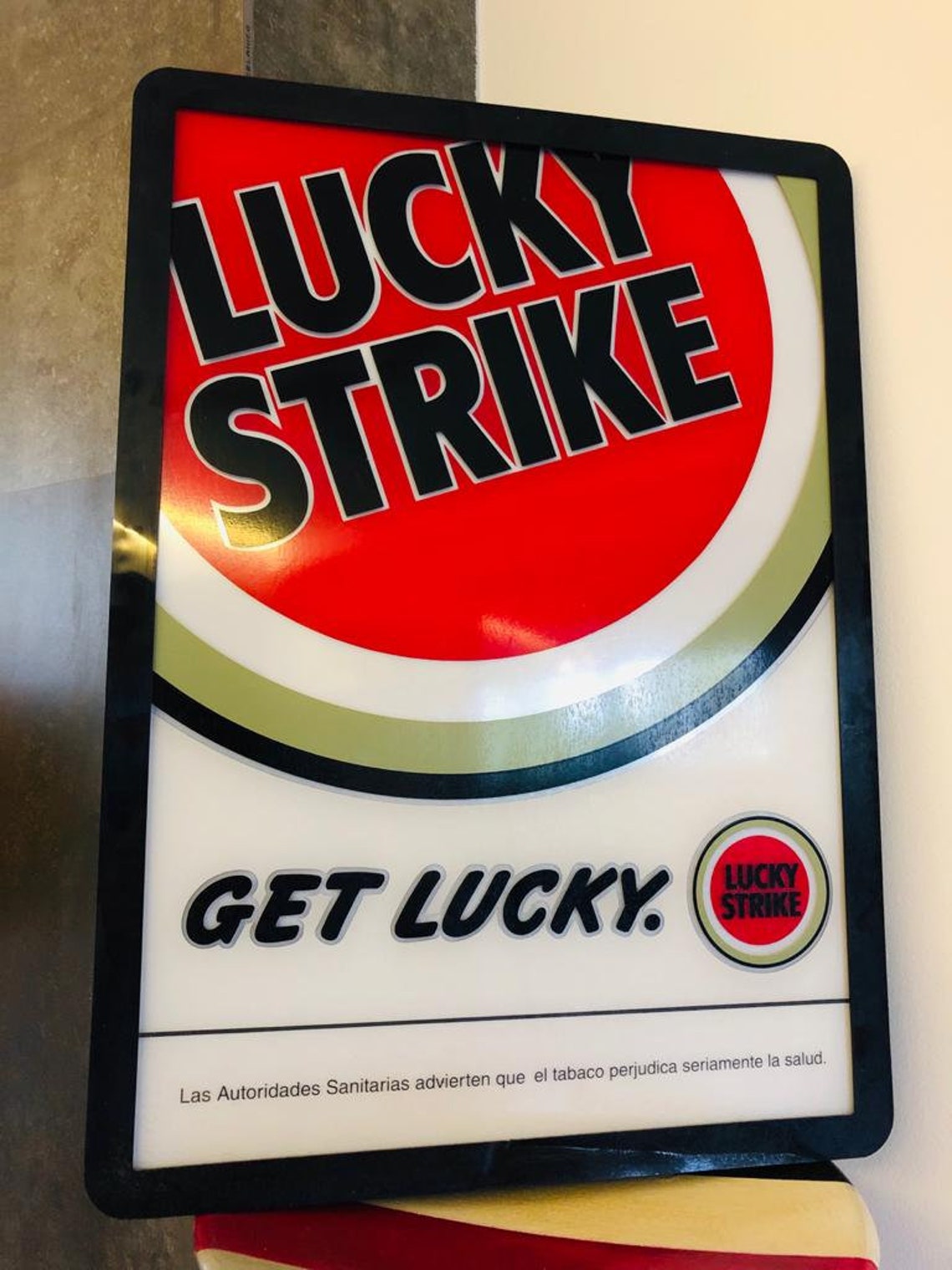 Original LUCKY STRIKE Neon Sign Light on Good Conditions | Etsy