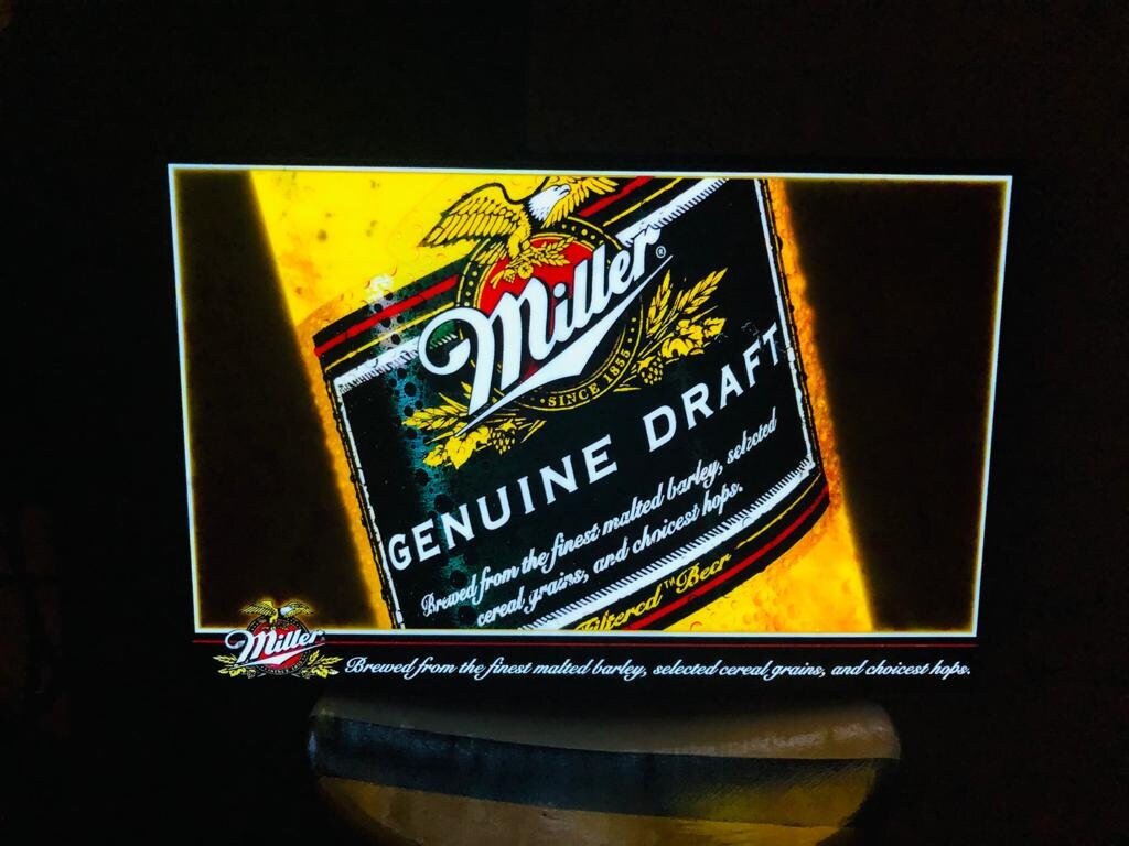 Original Miller Beer Sign Light - Etsy