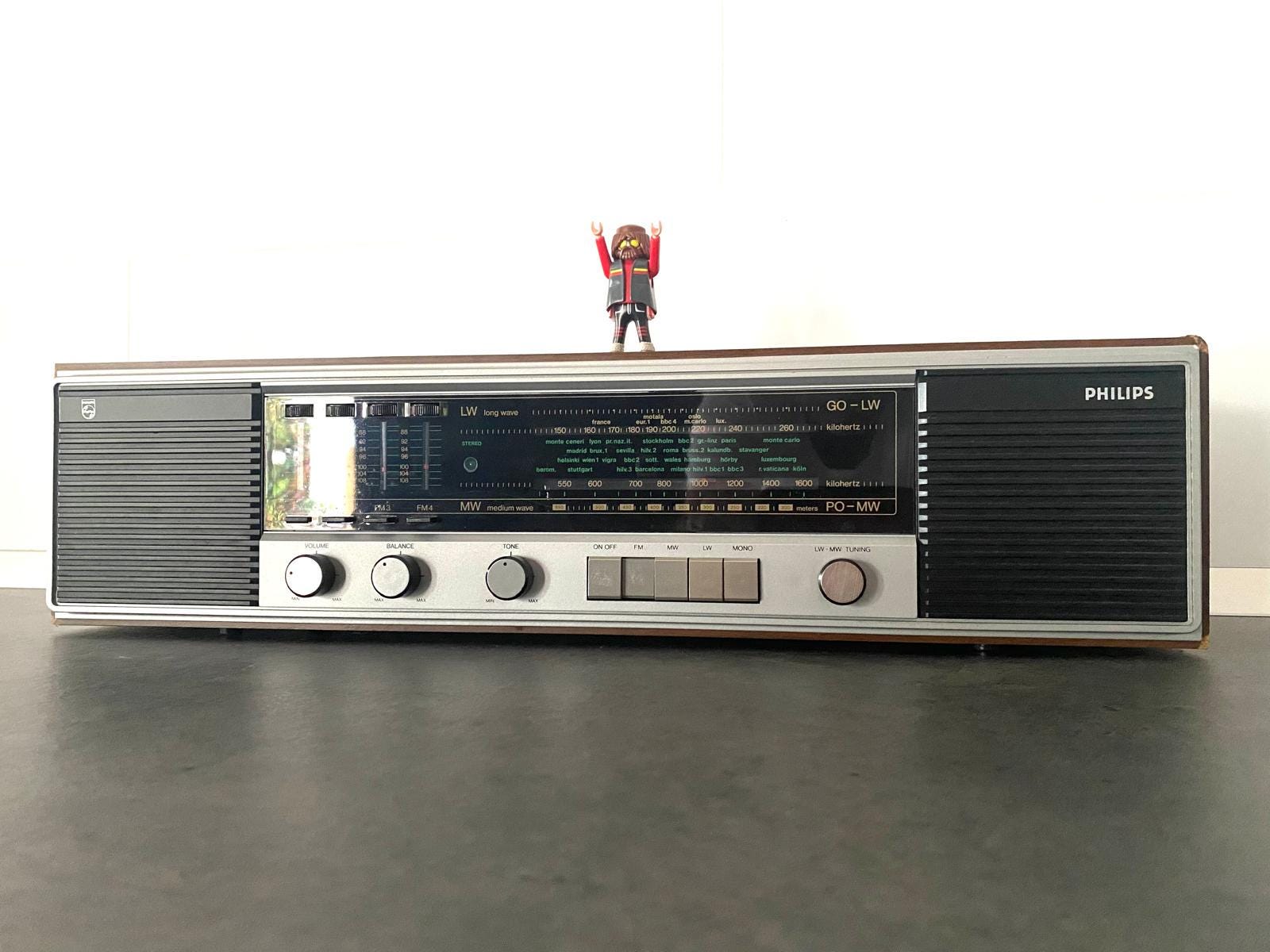 Vintage Radio Philips Decade 70s - Great Conditions - Etsy