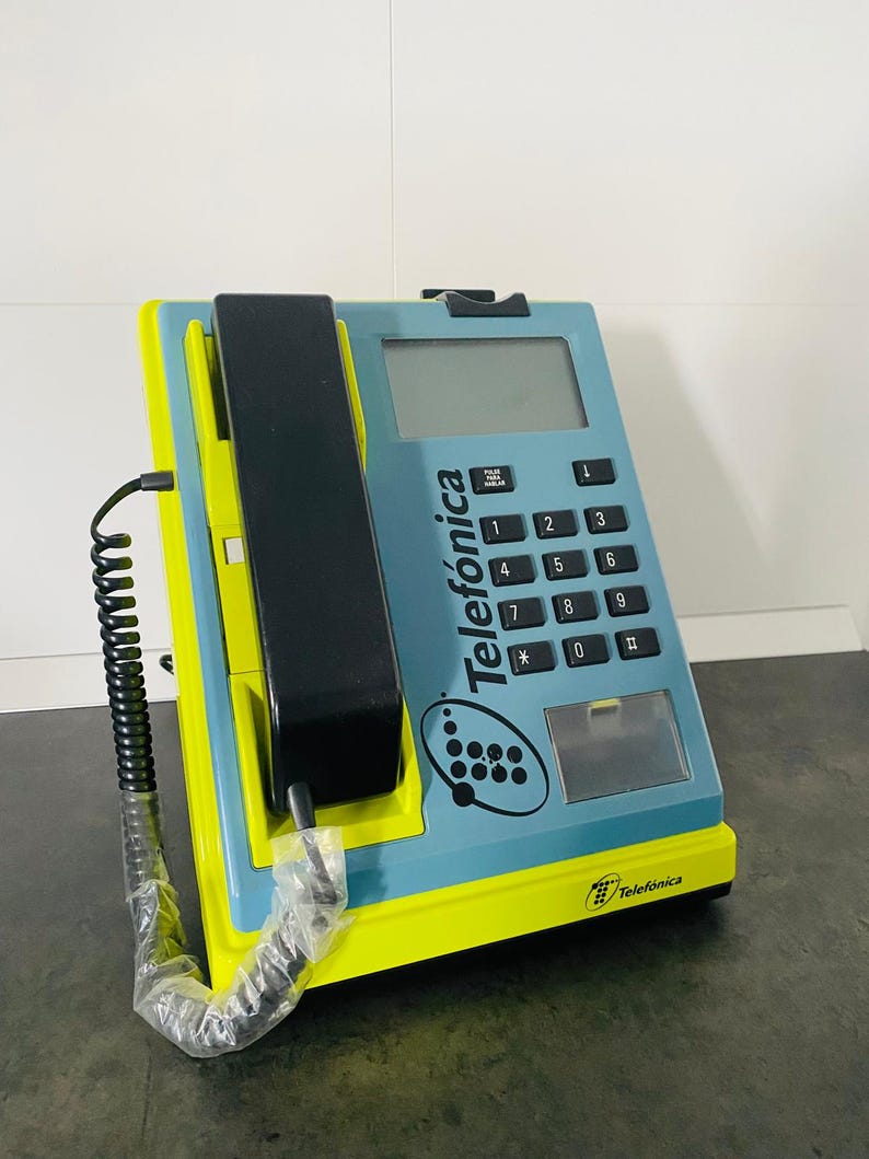 Vintage Telefonica Bar Phone Booth From 80s - Brand New - Etsy