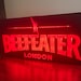 Original BEEFEATER London Sign Light. Normal Condition - Etsy