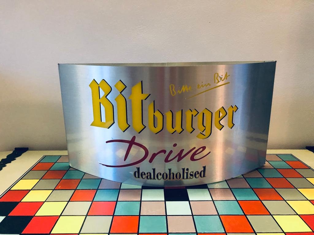 Original Bitburger Beer Sign Light From 90s. Good Conditions - Etsy