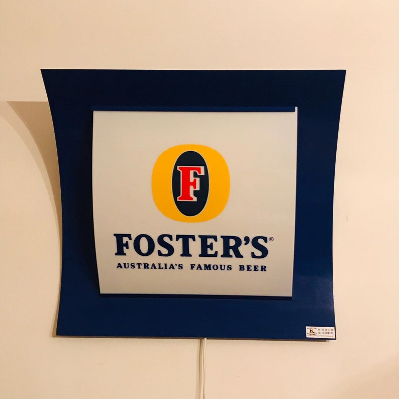 FOSTERS Beer (original) Sign Light on Good Conditions - Etsy