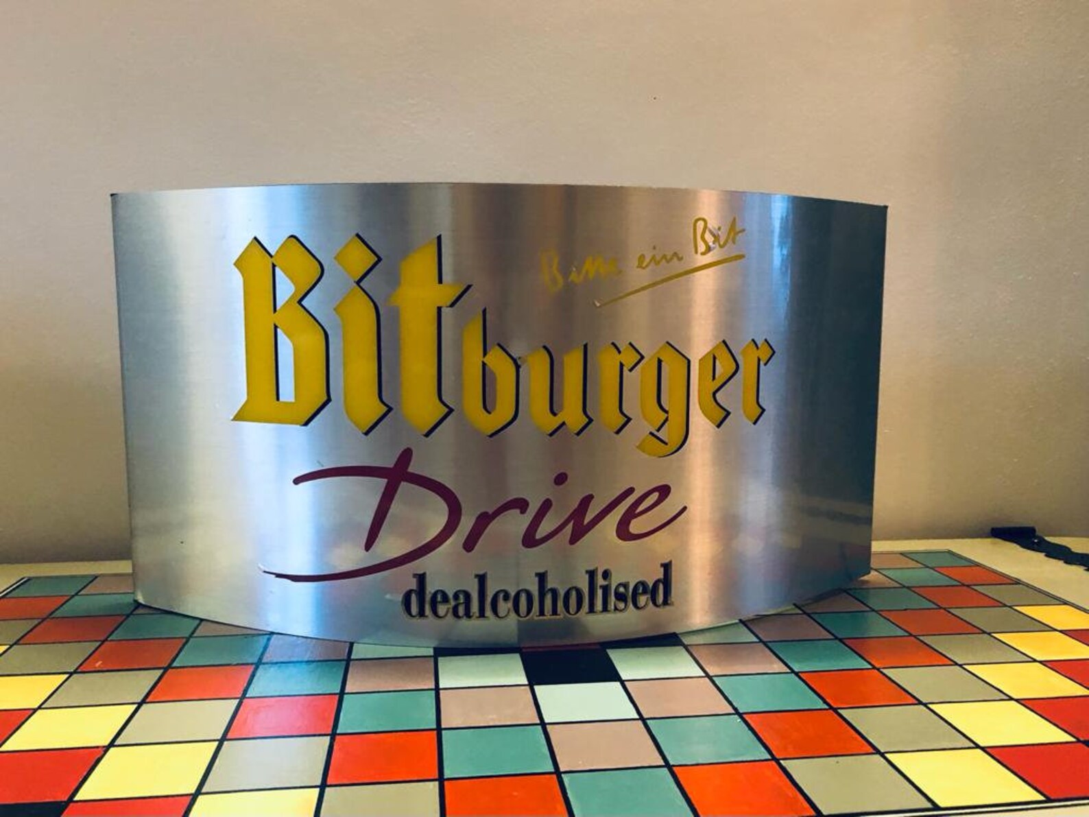 Original Bitburger Beer Sign Light From 90s. Good Conditions - Etsy
