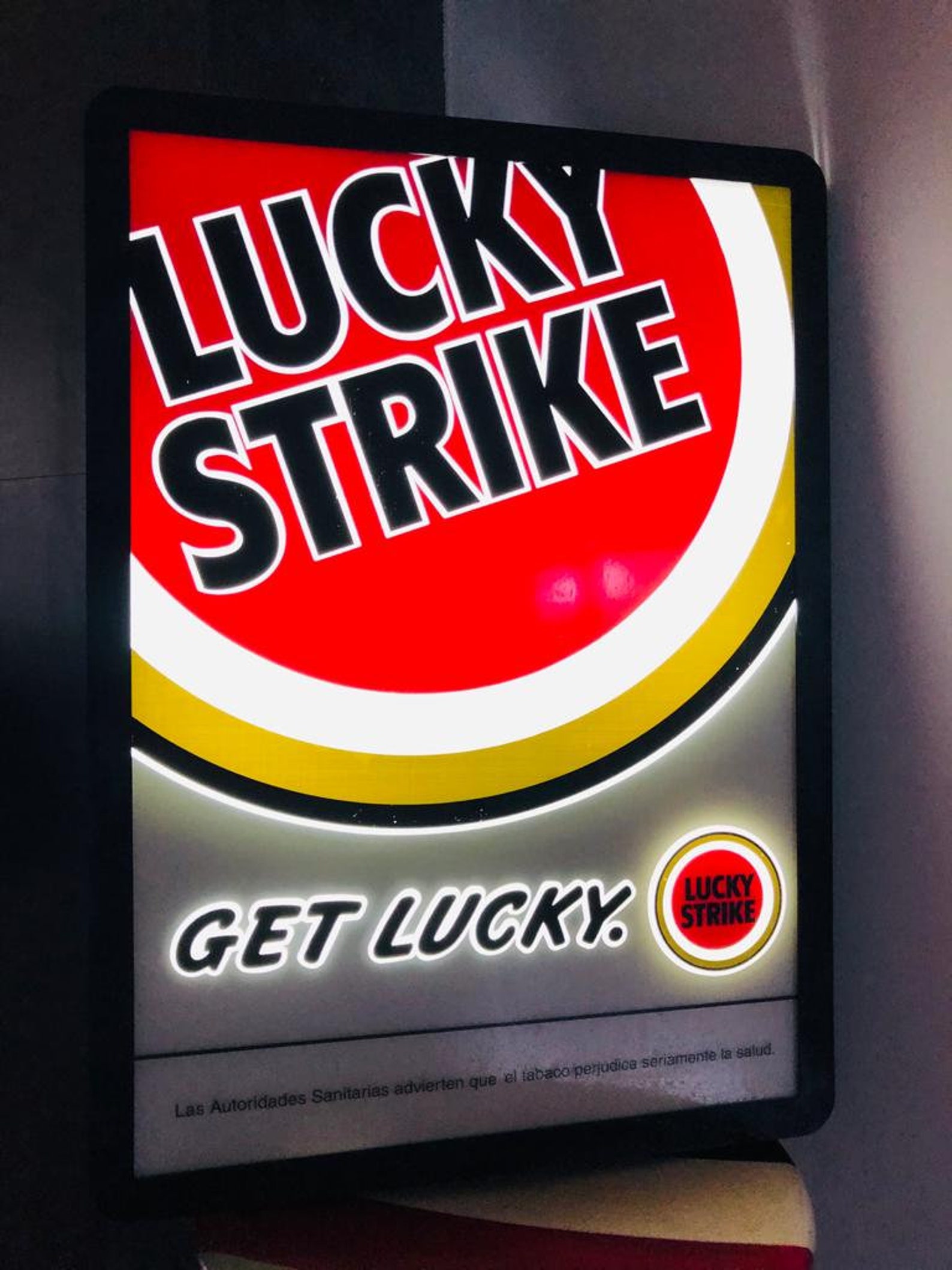 Original LUCKY STRIKE Neon Sign Light on Good Conditions | Etsy