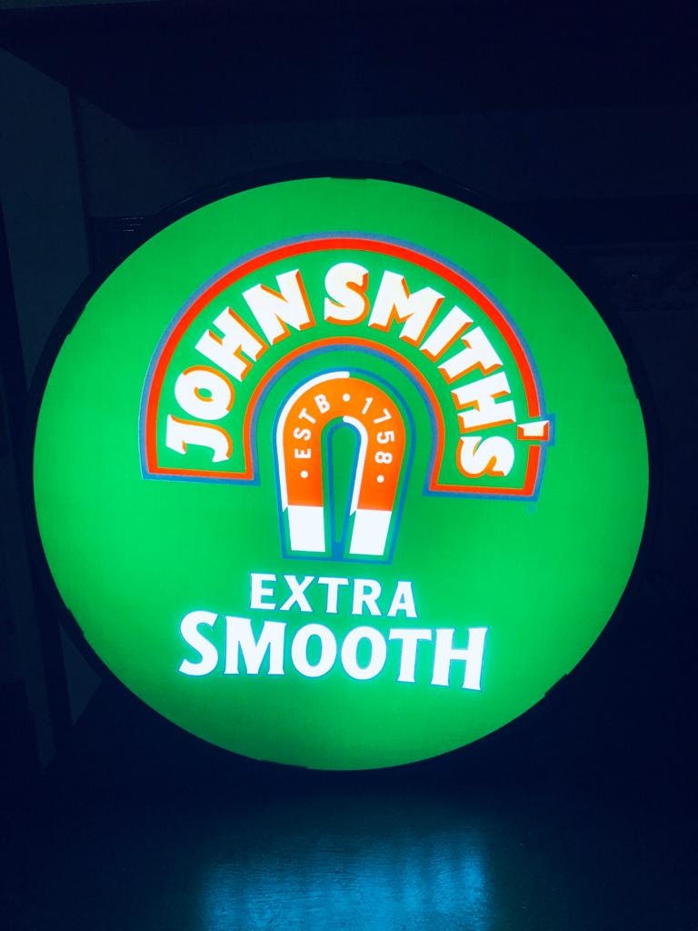 Original Johns Smiths Beer Sign Light on MINT Conditions - Etsy