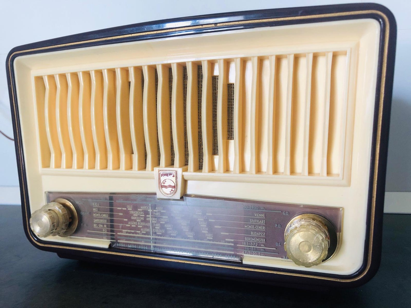 Radio Midcentury PHILIPS B2X80U Tubes- Valve - Good Conditions - Etsy