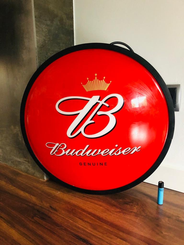 Budweiser Beer Sign Light on Good Conditions - Etsy