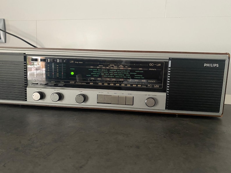 Vintage Radio Philips Decade 70s - Great Conditions - Etsy