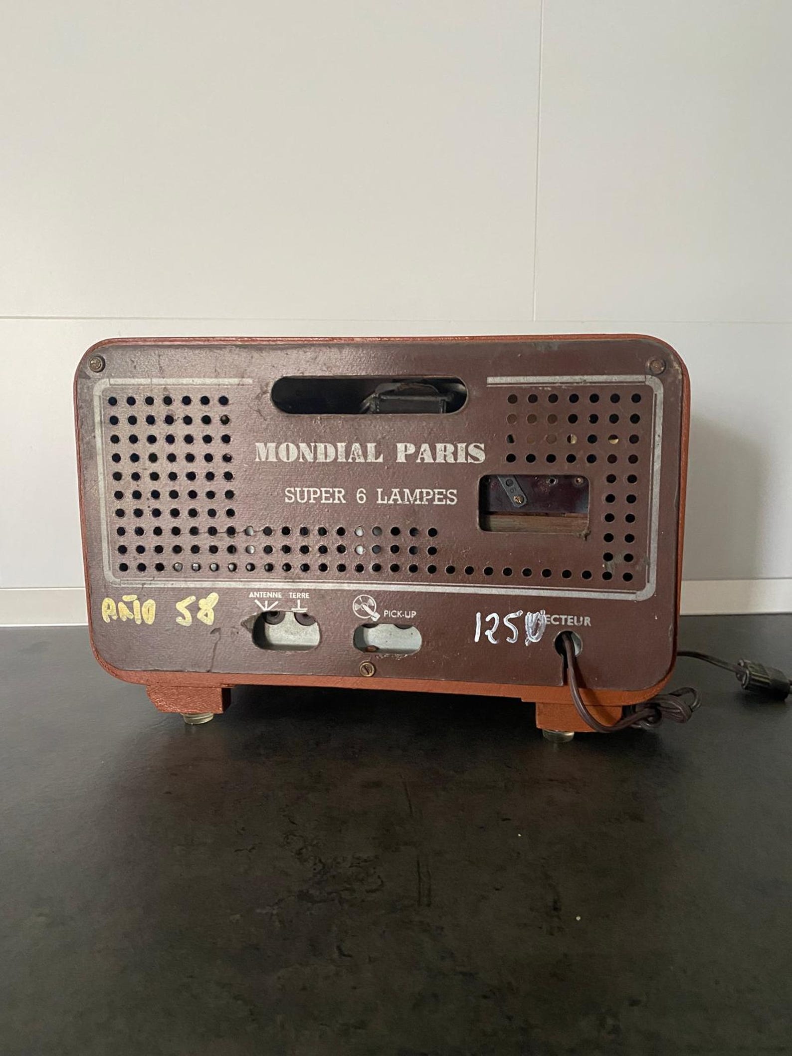 Original Vintage Radio Mondial Paris - Good Conditions - Etsy