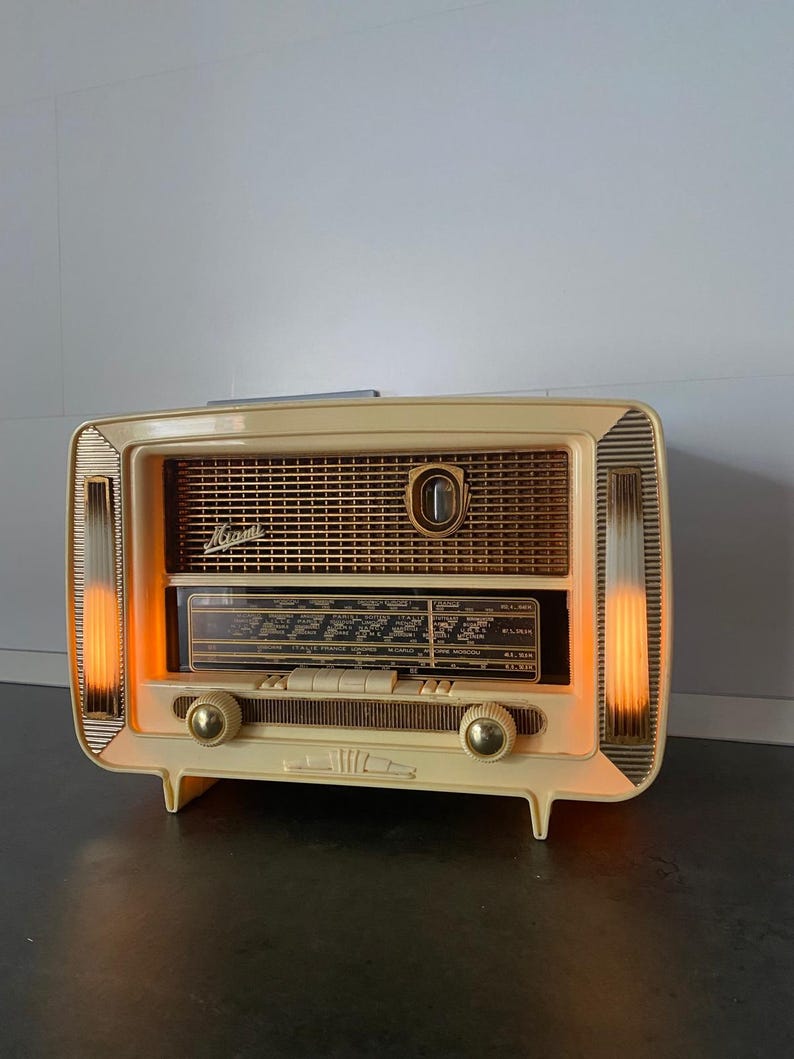 Vintage Valves Radio Art Decou Period Miami - Good Conditions - Etsy