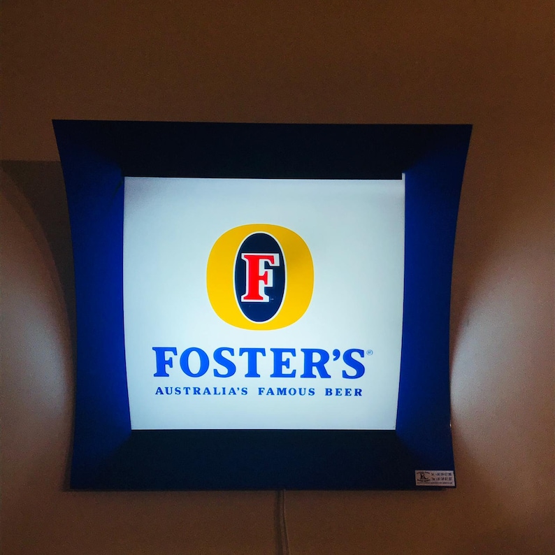 FOSTERS Beer (original) Sign Light on Good Conditions - Etsy