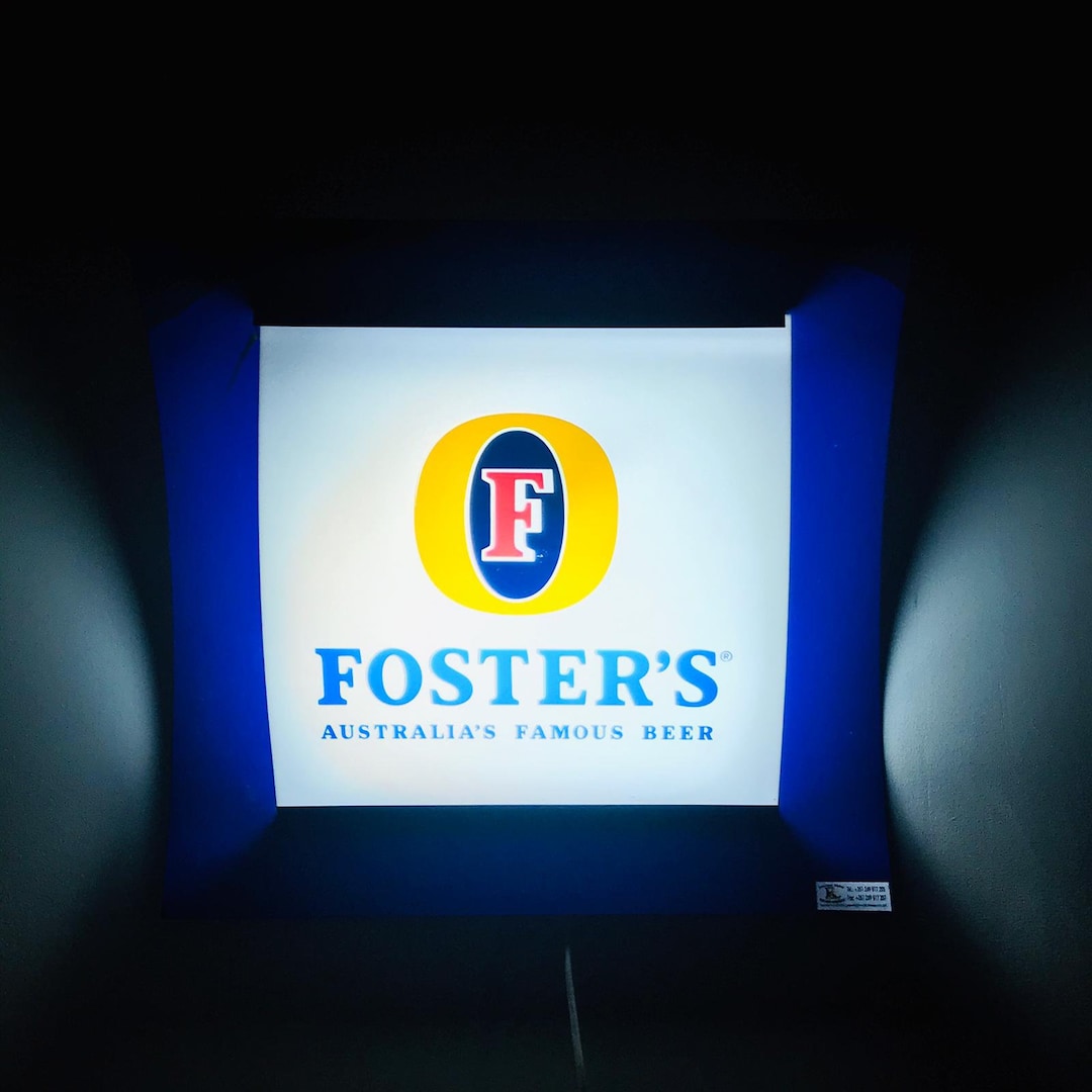 FOSTERS Beer (original) Sign Light on Good Conditions - Etsy