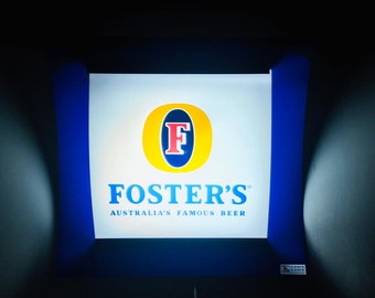 Fosters Beer Sign - Etsy