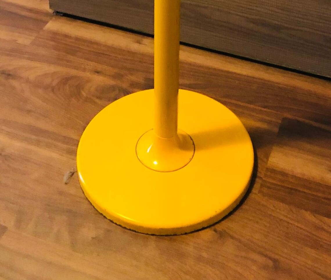 YELLOW FASE Standing Coat Rack From the 70s Colors: Yellow - Etsy