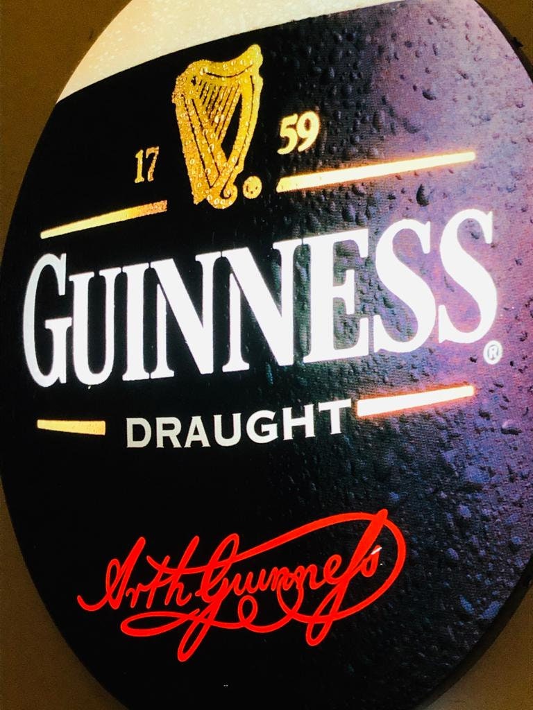 Guinness Lighted Sign for sale | Only 3 left at -60%