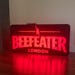 Original BEEFEATER London Sign Light. Normal Condition - Etsy