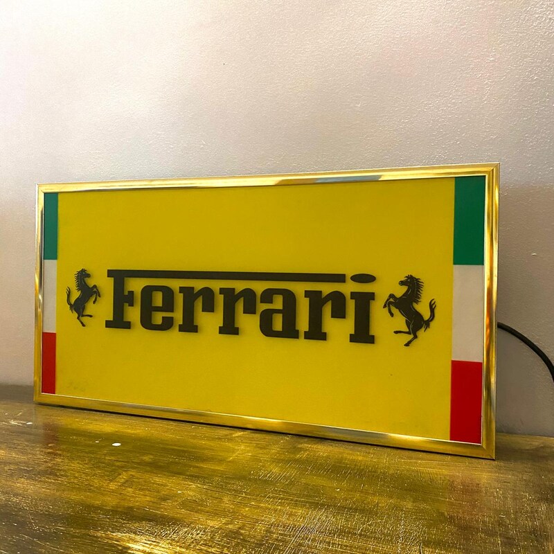 Ferrari Sign - Etsy