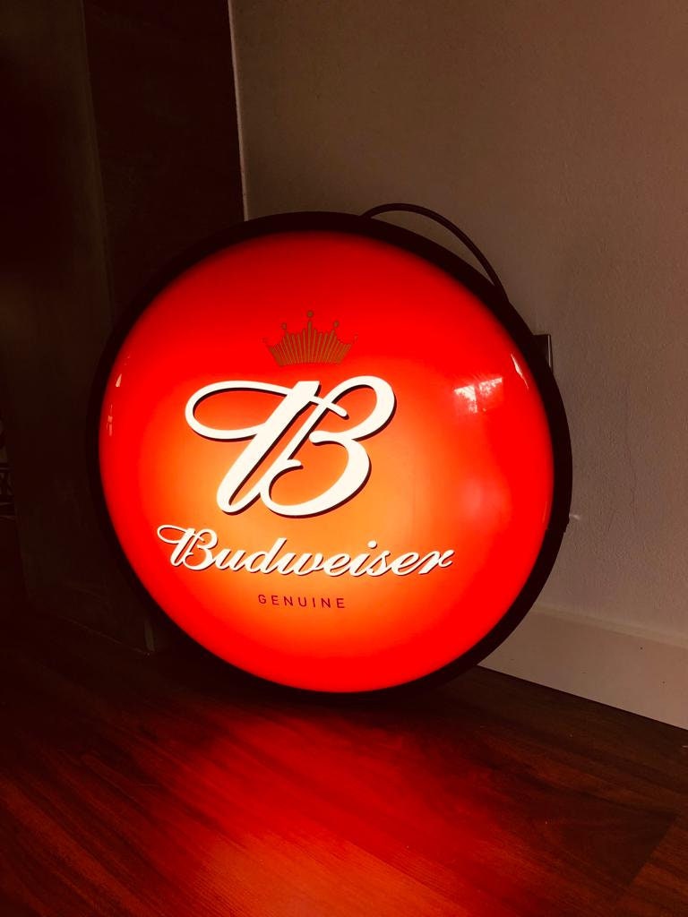 Budweiser Beer Sign Light on Good Conditions - Etsy